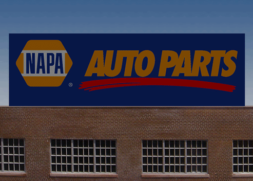 88-4001 NAPA sign Lighted Billboard – Lights4Models